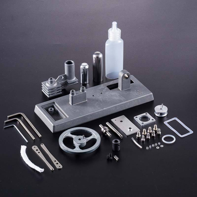 Desktop Stirling Engine Kit All-metal Stirling Engine DIY Kit Set Toy ...